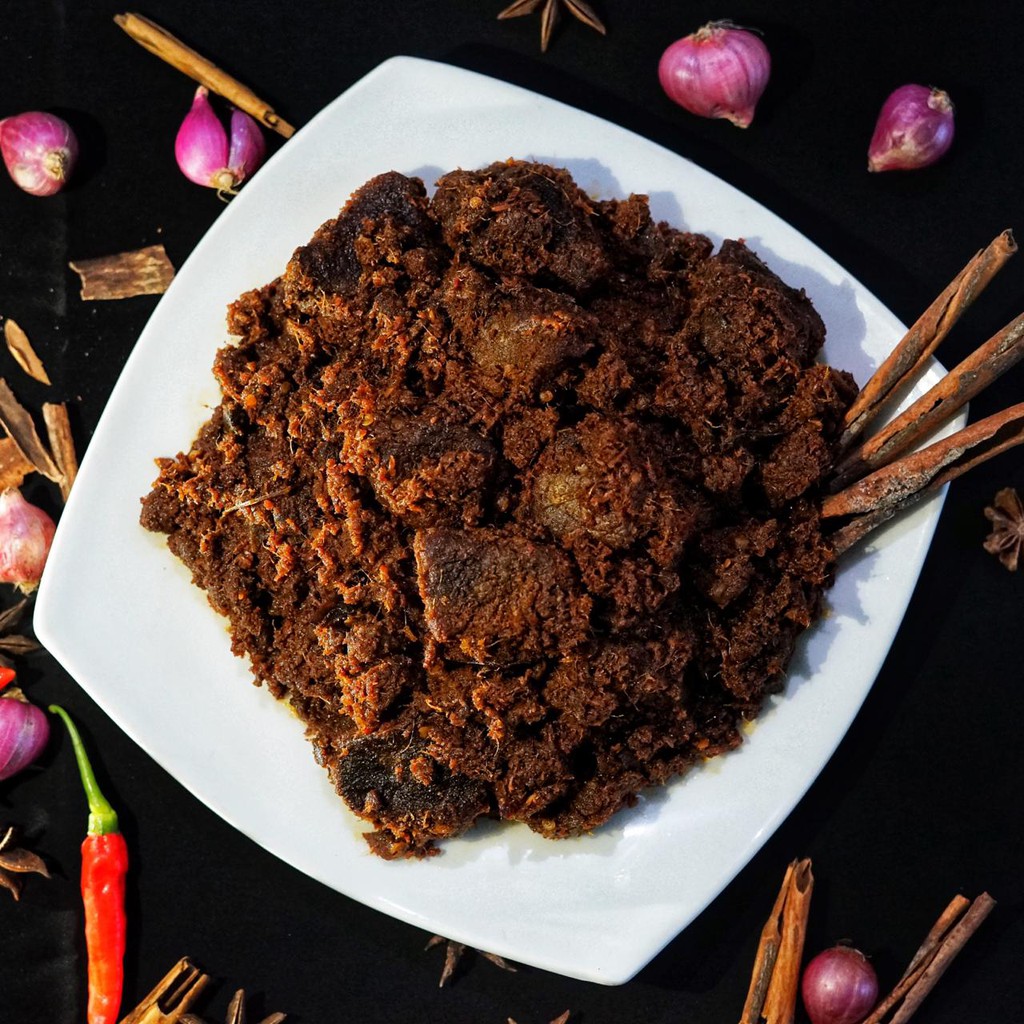 Jual Rendang Daging Sapi Premium 1/4 Kg (250 Gram) Asli Padang | Shopee Indonesia