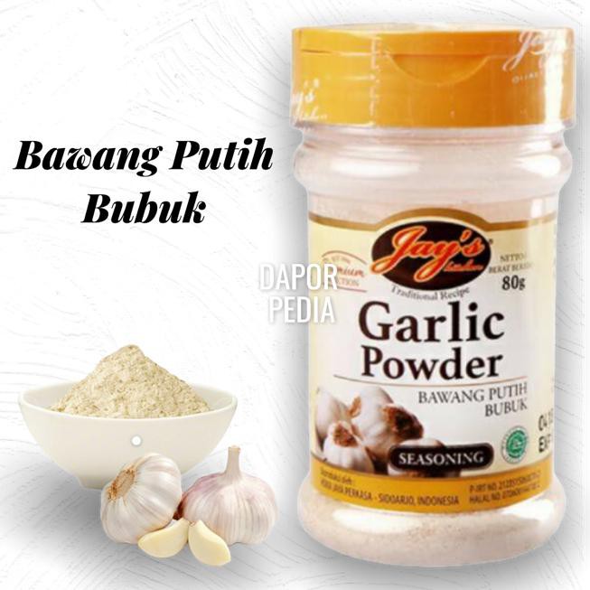 Jual Garlic Powder jays bawang putih bubuk Tabur Bumbu rempah dapur ...