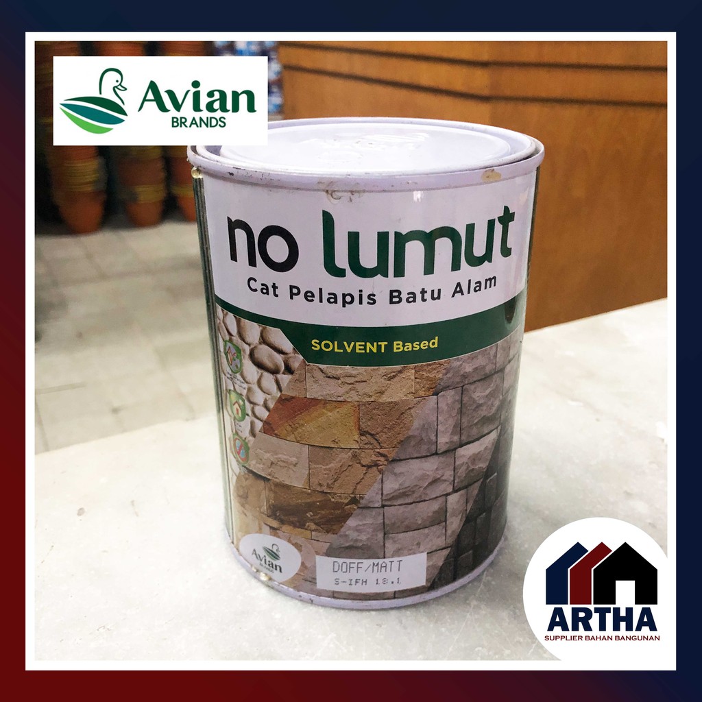 Jual No Lumut Cat Pelapis Batu Alam Solvent Based | Shopee Indonesia