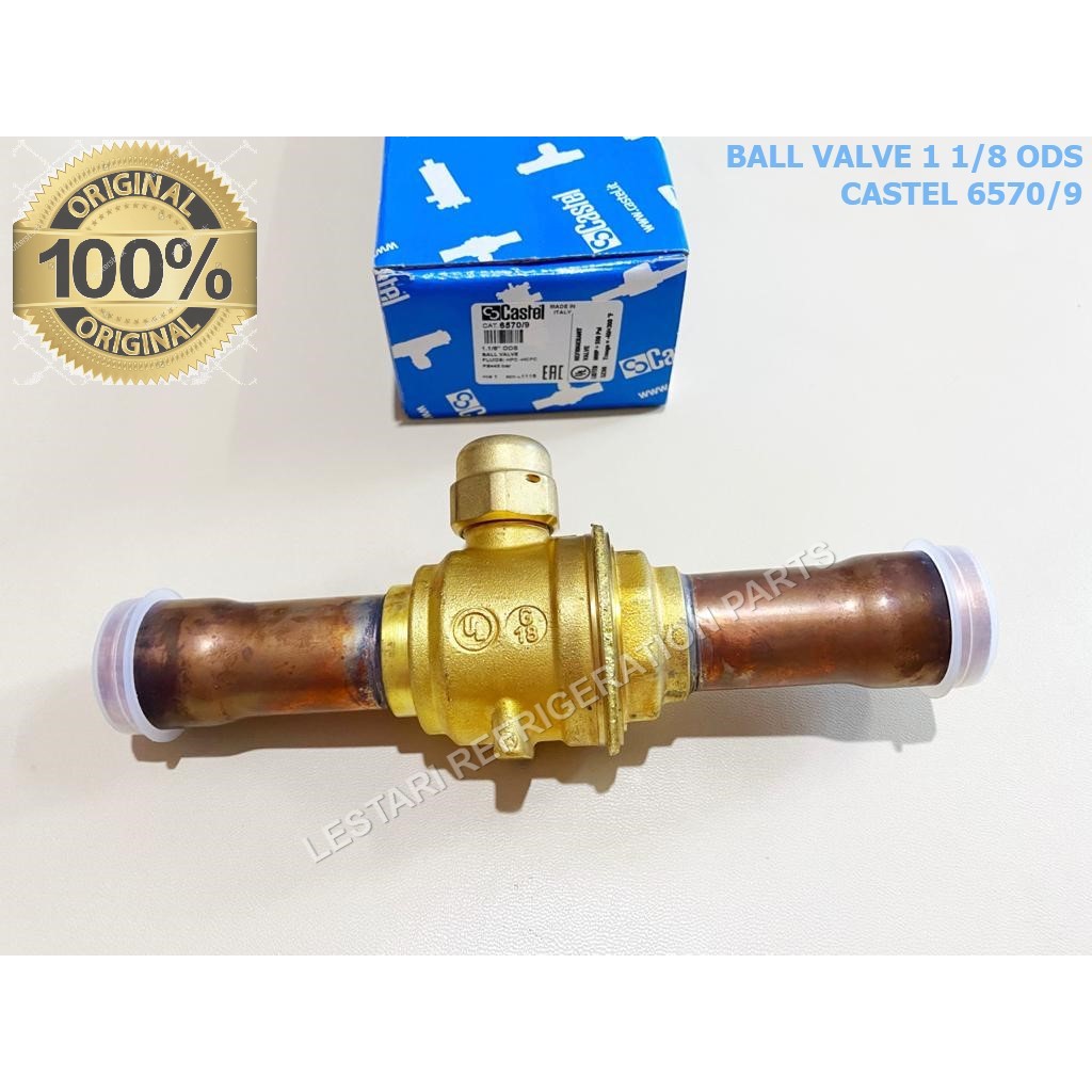 Jual Ball Valve 1 1/8" 6570/9 Castel | Shopee Indonesia