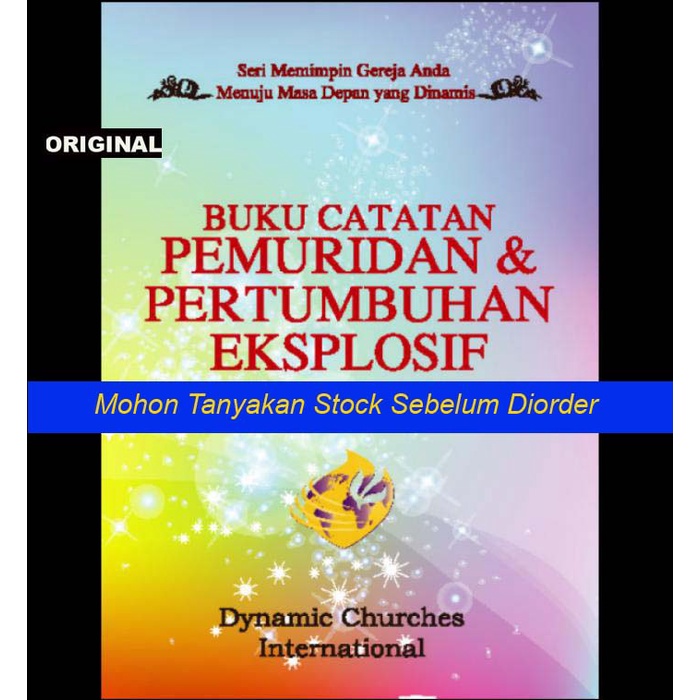 Jual BUKU CATATAN PEMURIDAN & PERTUMBUHAN EKSPLOSIF - Seri Memimpin ...