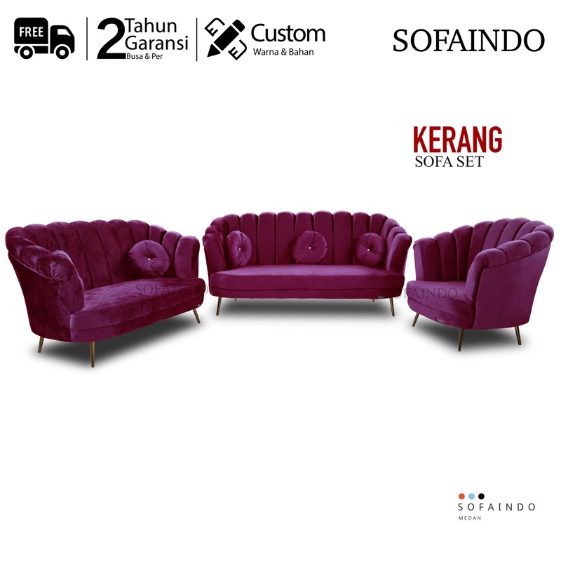 Jual Sofa kerang Set - KERANG (Bisa Satuan Premium Bergaransi) | Shopee ...