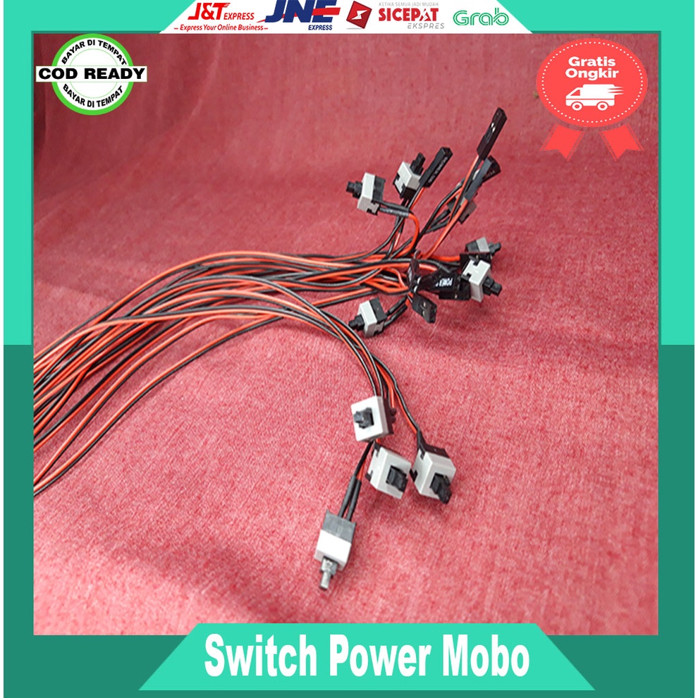 Jual Tombol kabel power Motherboard / Switch SW front panel CPU ...