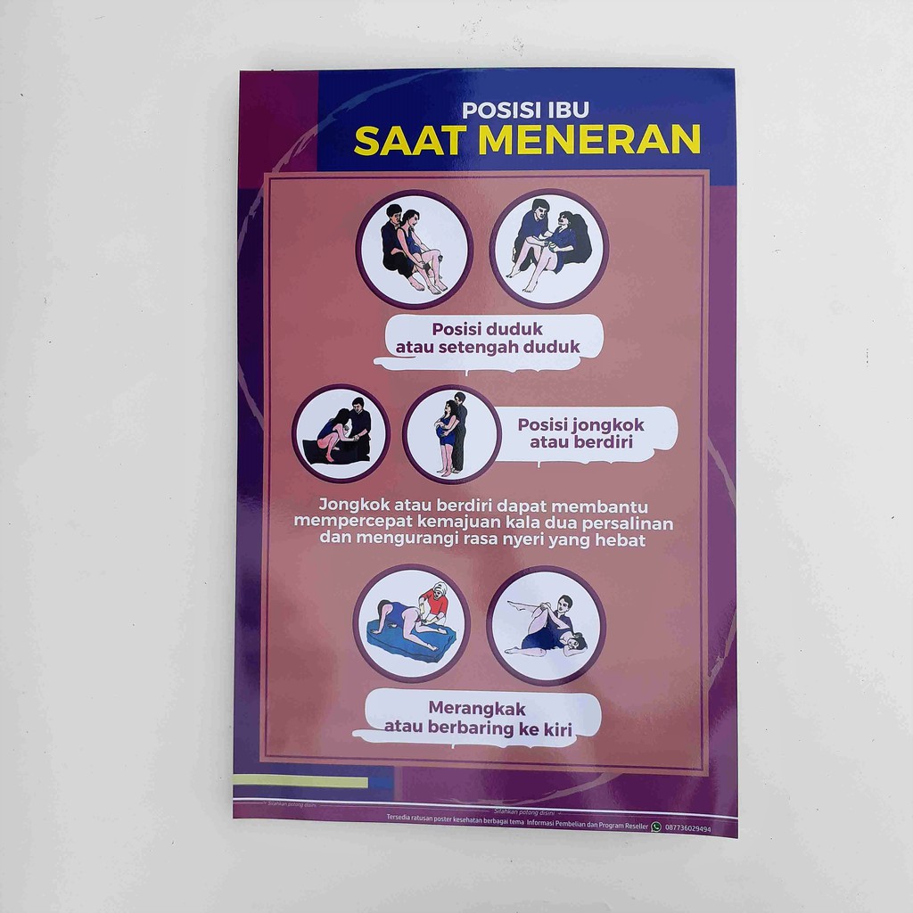 Jual Poster Kebidanan - Posisi Ibu Saat Meneran - Poster Kesehatan ... Jual Poster Kebidanan - Posisi Ibu Saat Meneran - Poster Kesehatan ...