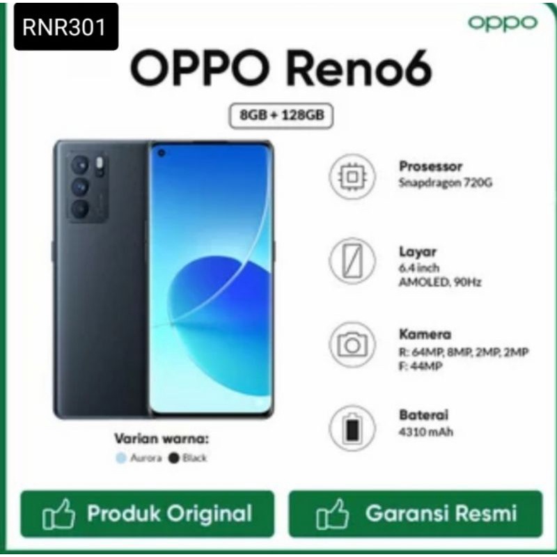 Jual oppo reno 6 ram 8/128 harga promo | Shopee Indonesia