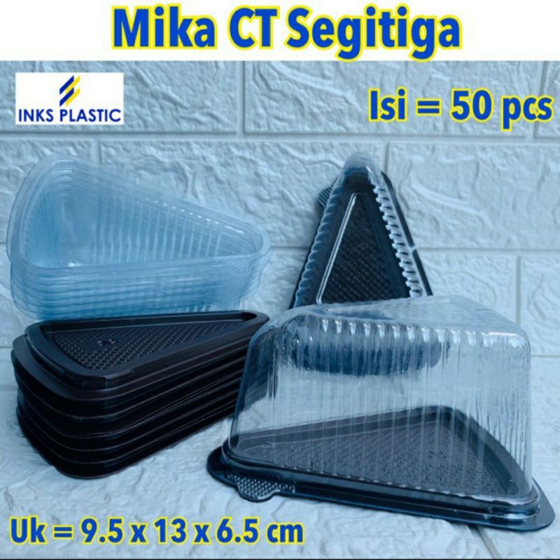 Jual MIKA CAKE TRAY SEGITIGA (50PCS) | Shopee Indonesia