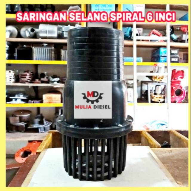 Jual Saringan Klep Selang Spiral 6 in TEBAL - Foot Valve PVC Assy ...