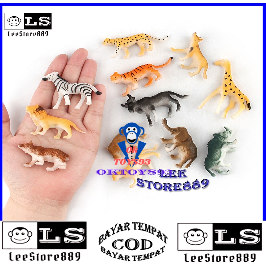 Jual MAINAN ANIMAL FIGUR / mini figur binatang/ Replika Hewan/ Hewan ...