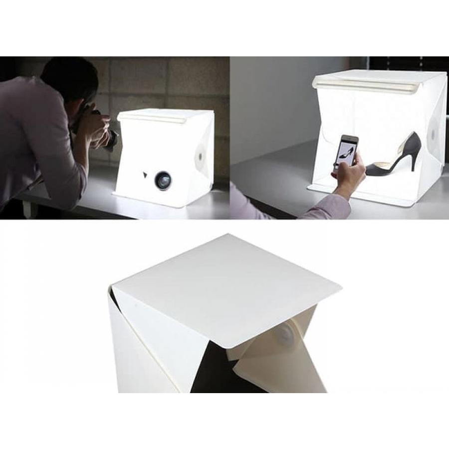 Jual PROMO - Mini Studio Photo Portable / Box LED Foto Portabel ...