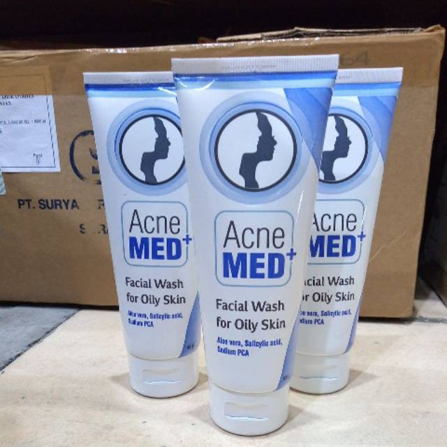 Jual ACNEMED ACNE FACIAL WASH 100gr | Shopee Indonesia