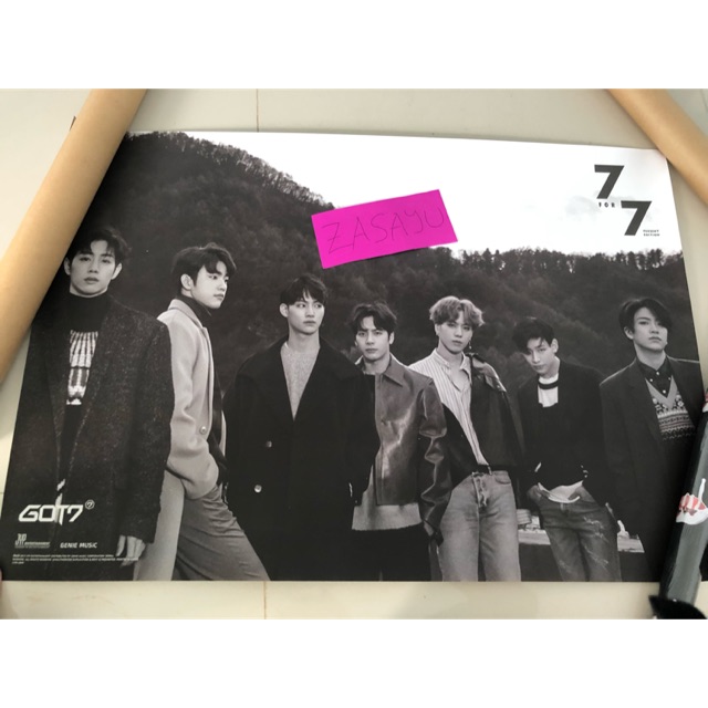 Jual Official poster GOT7 starry hour ver 7 for 7 present edition ...