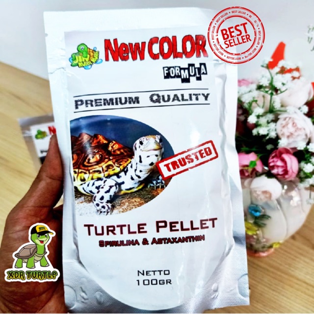 Jual JKK COLOR FORMULA 100gr PELET / MAKANAN KURA2 AIR TURTLE KURA AIR ...