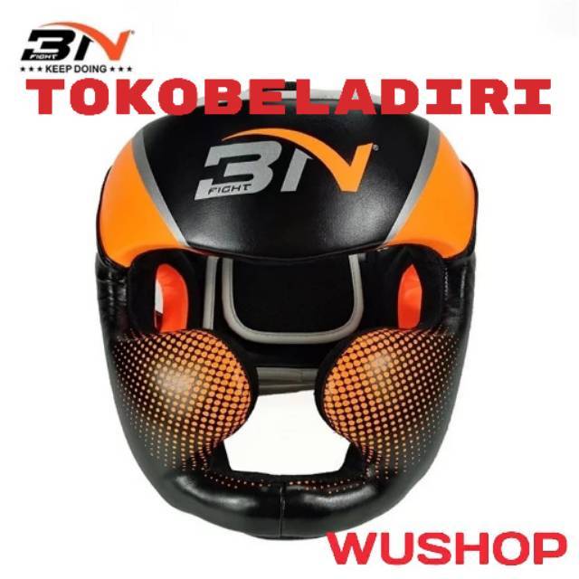 Jual Head Guard BN Muaythai MMA Sanda Kick Boxing White | Shopee Indonesia
