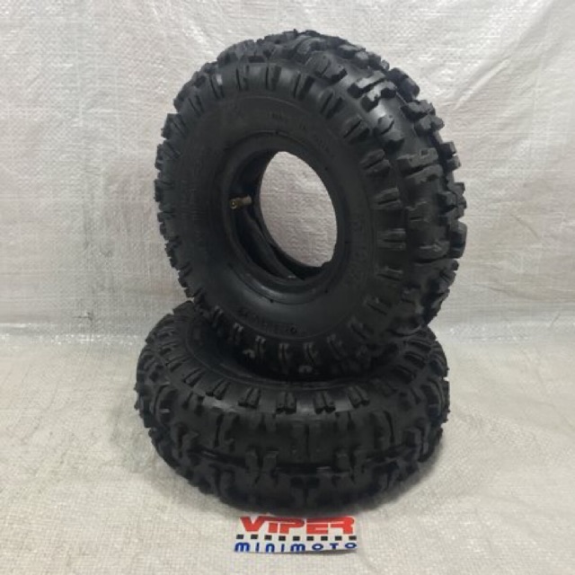 Jual Ban OFFROAD 4.10 - 4 inch Mini ATV - Scooter - Goped 2pcs + Ban ...
