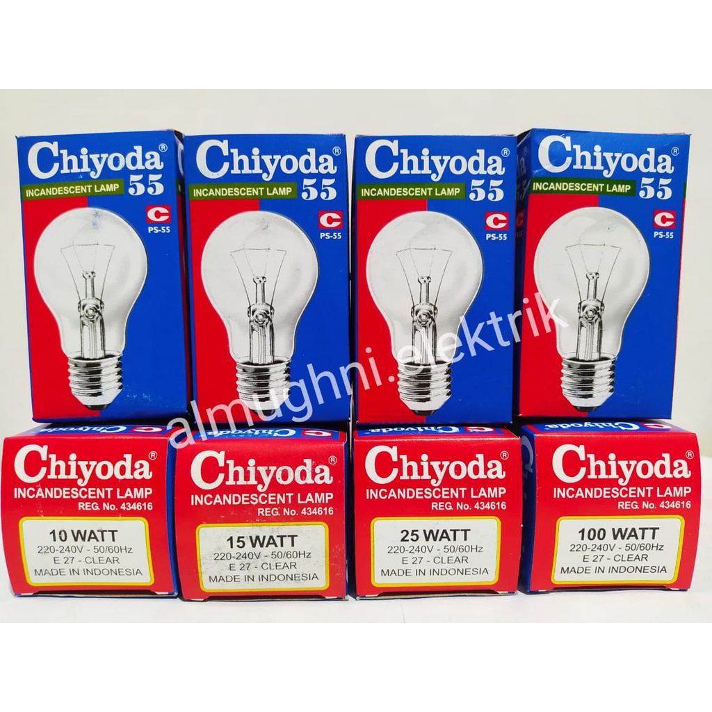 Jual LAMPU PIJAR CHIYODA 10/15/25/100 W. / dop chiyoda /lampu kuning chiyoda | Shopee Indonesia
