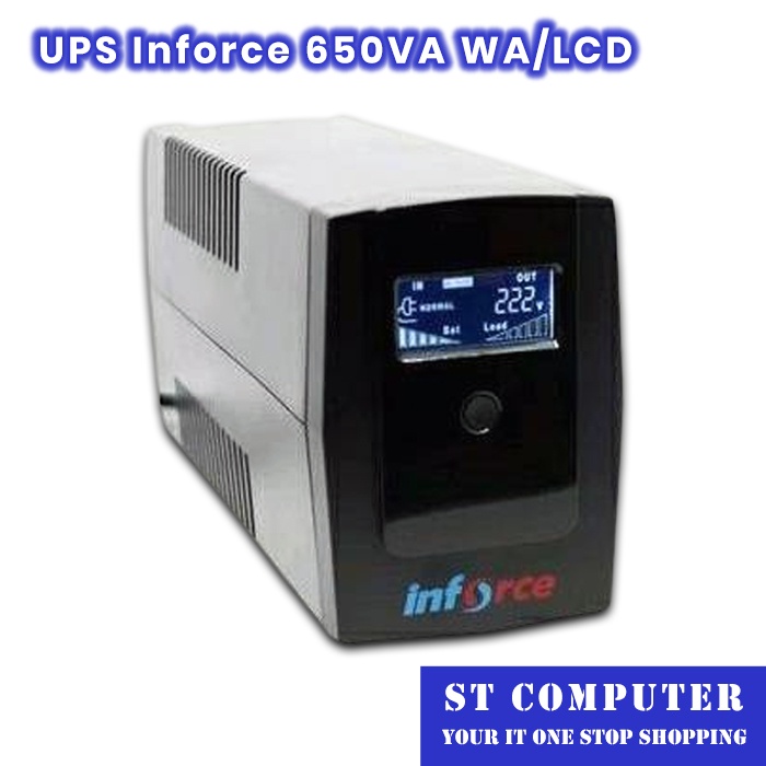Jual UPS Inforce 650VA Dengan Display LCD | Shopee Indonesia