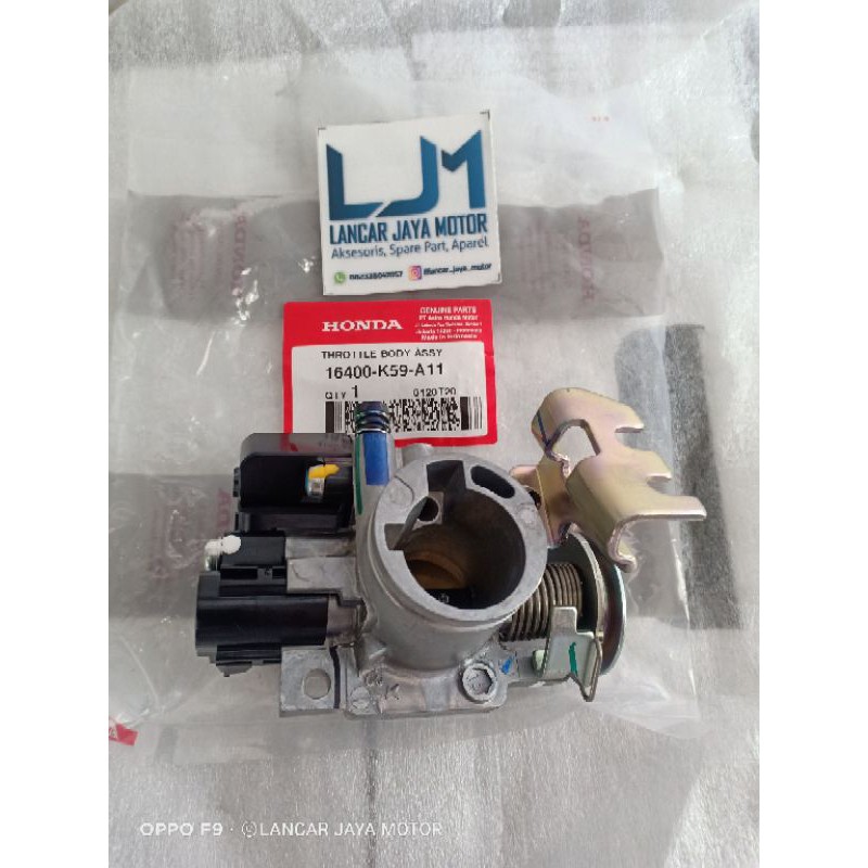 Jual THROTTLE TROTEL BODY SET VARIO 150 LED 2015 2016 16400-K59-A11 ORIGINAL | Shopee Indonesia