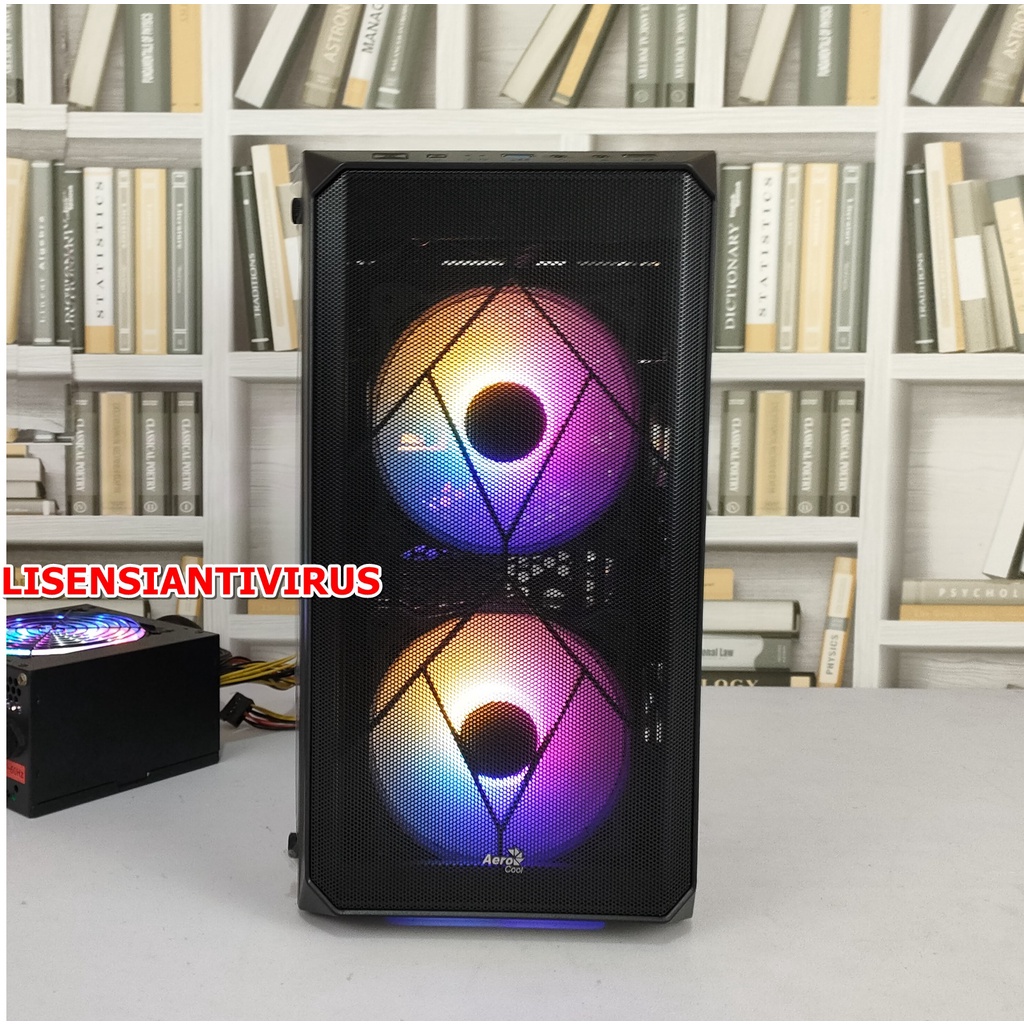 Jual Casing AEROCOOL CASE CS107 CS-107 Mini Tower Case Free 3 FAN RGB ...