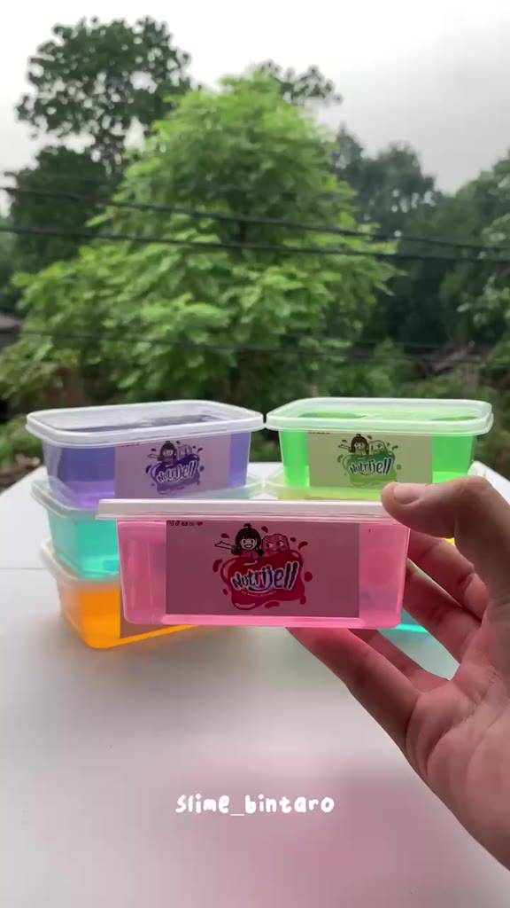 Jual NUTRIIJELL JIGLY SLIME BY SLIME_BINTARO|| SLIME MURAH || SLIME PREMIUM || CLEAR SLIME ...