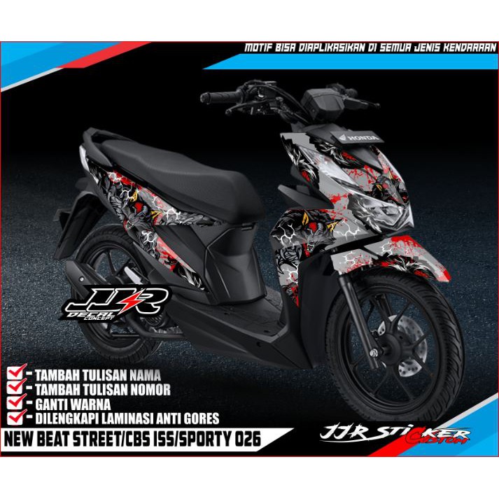 Jual Decal stiker Honda beat street 2020-2024 /Honda All New BeAT ...