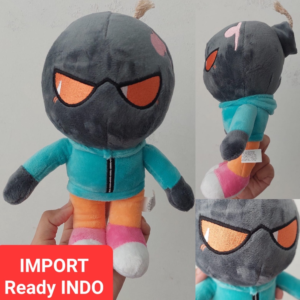 Jual Boneka Stuffed Plush Anime Friday Night Funkin Captain Pico Whitty ...