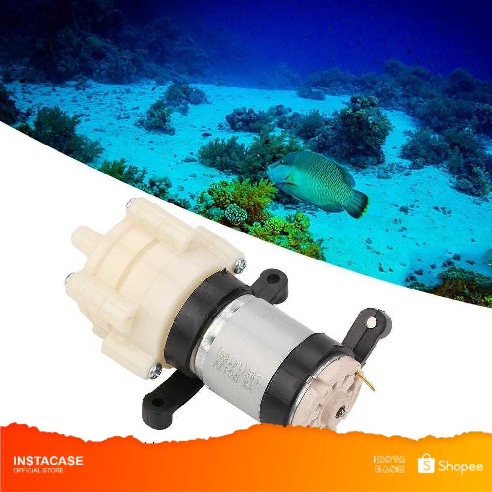Jual Pompa Air Mini Aquarium Ikan Fish Tank 12V - 14150 | Shopee Indonesia