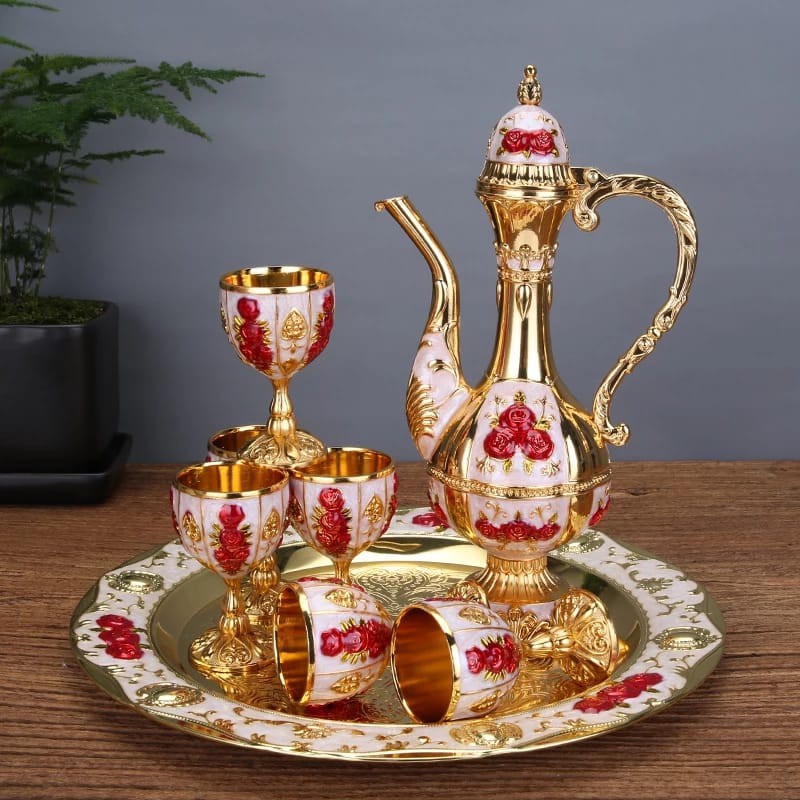 Jual Teko Arab Aladin Set 7 Gold Tinggi | Shopee Indonesia