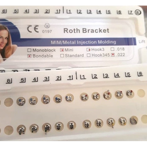 Jual BEHEL GIGI MINI ROTH With Hook 022 / BRACKET Orthoprime ( MIM ...
