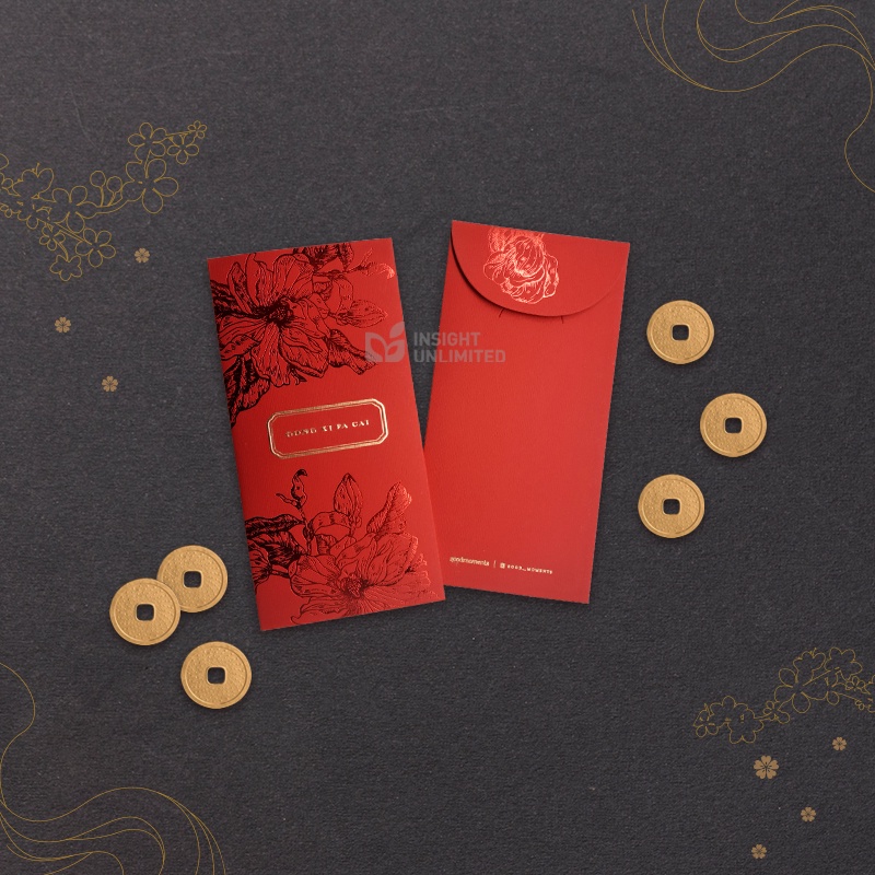 Jual Red Flower Angpao (Set of 8 pcs) | Shopee Indonesia