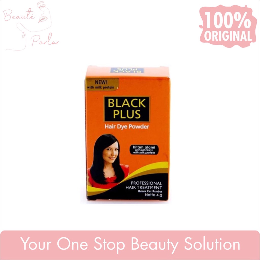 Jual Black Plus Hair Dye Powder 4gr - Semir Rambut - Pewarna Rambut | Shopee Indonesia