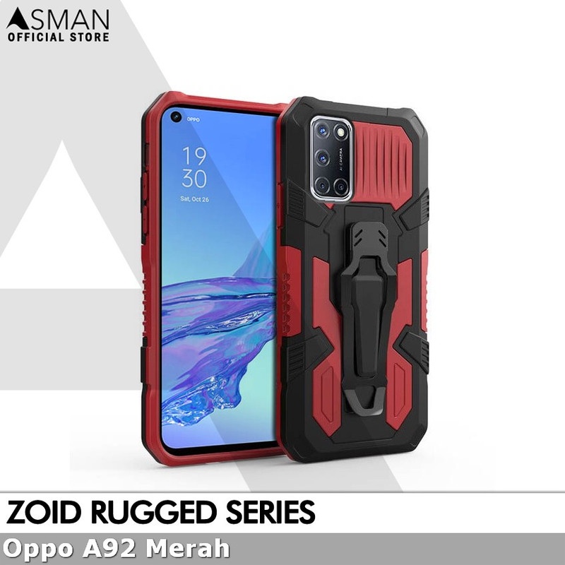 Jual Asman Case OPPO A92 Zoid Ruged Armor Premium | Shopee Indonesia