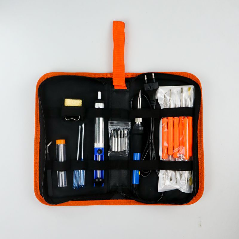 Jual Peralatan Solder Iron Kit Set 60 W 220 V 7 in 1 Soldering Listrik ...