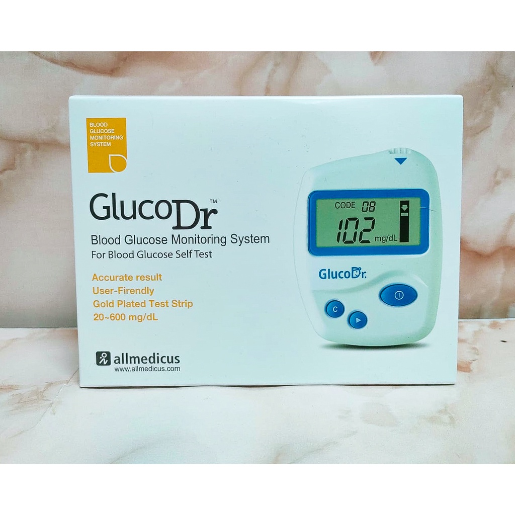 Jual Alat Tes Gula Darah GlucoDr AGM 2100 Bio Sensor/ Alat Cek Gluco Dr ...