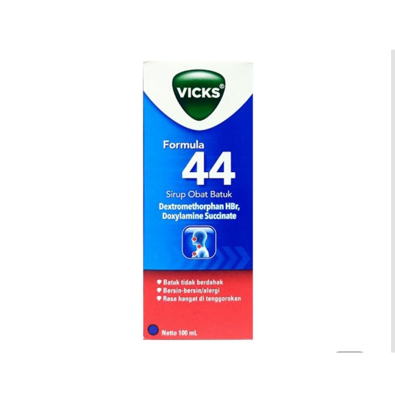 Jual Vicks Formula 44 Obat Batuk Botol 100ml | Shopee Indonesia