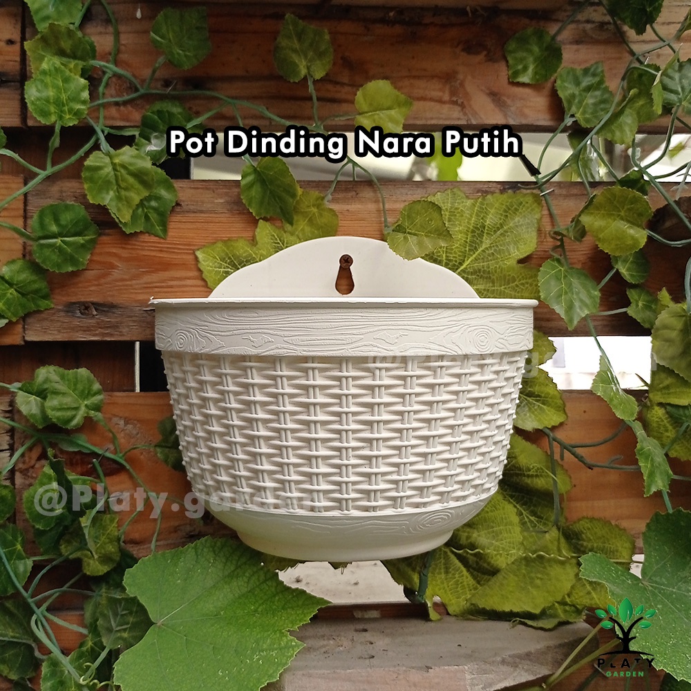 Jual Pot Nara 18 & 20 Tempel Dinding Motif Rotan | Pot Dinding | Shopee ...