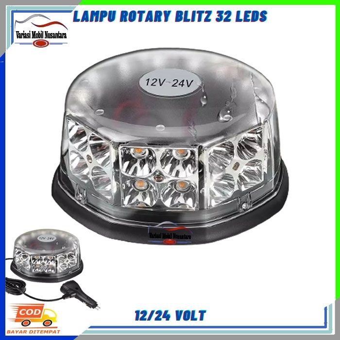 Jual Lampu Rotary Rotari Blitz Warning Light Variasi Mobil Ambulan Truk ...