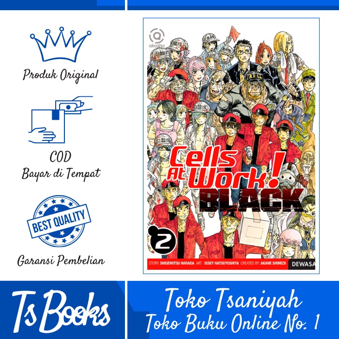 Jual Buku Komik Akasha Cells at Work Black 2 Akane Shimizu Shigemitsu ...
