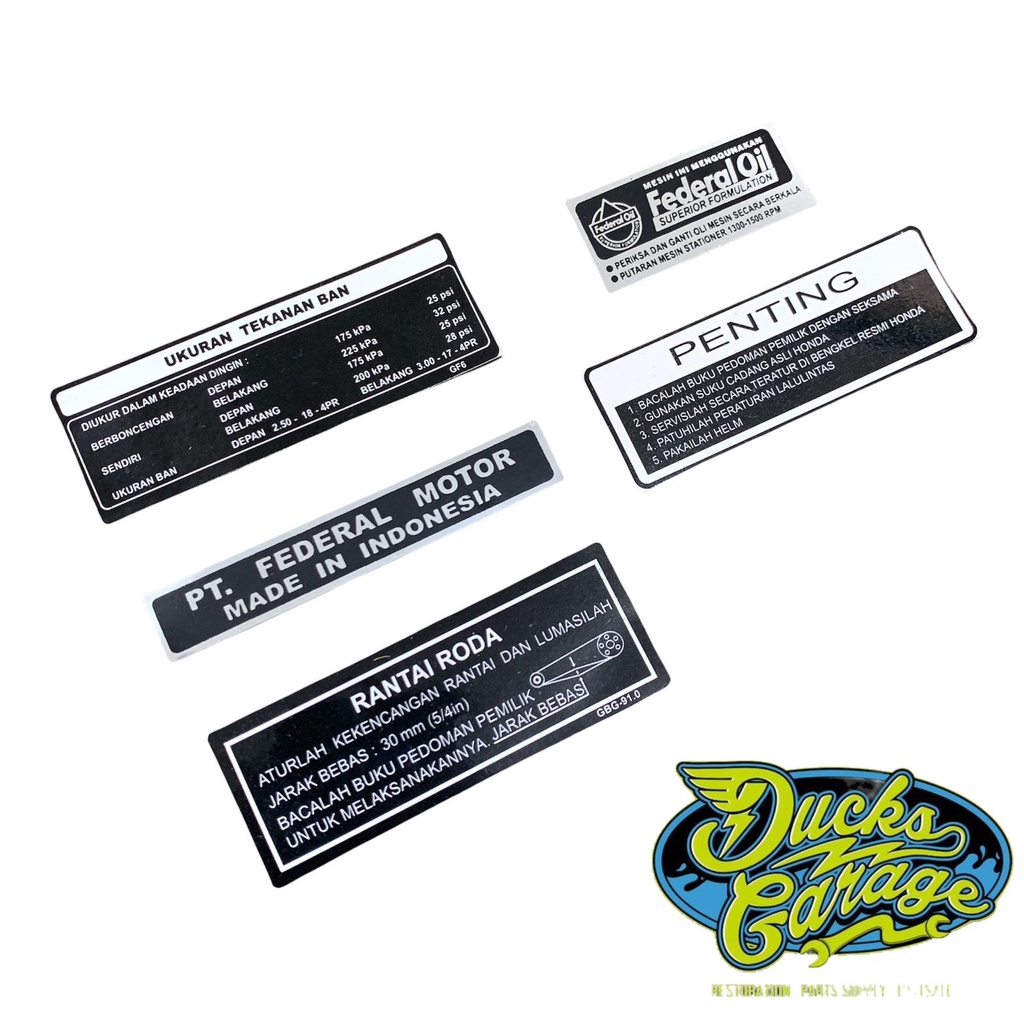 Jual Sticker stiker detail honda win win 100 stiker sticker pelengkap ...