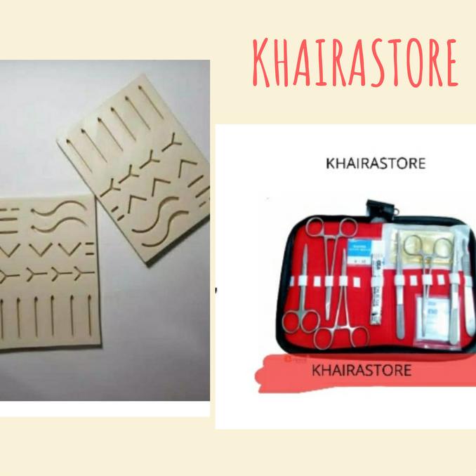 Jual minor set hecting set free suture pads | Shopee Indonesia