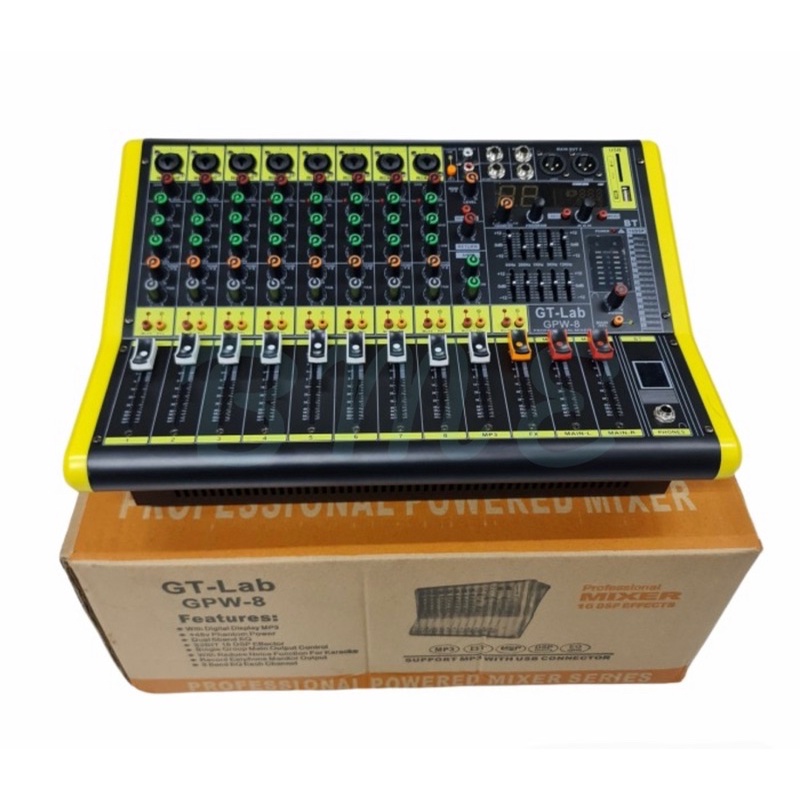 Jual Power Mixer 8 Channel Gtlab By Rdw GPW8 / GPW-8 Original | Shopee Indonesia