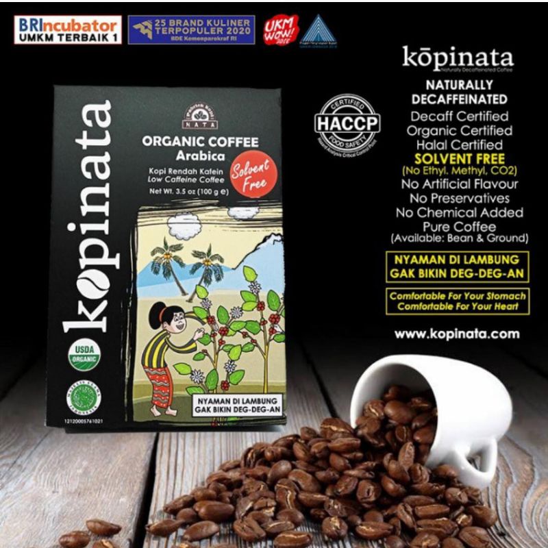 Jual kopi decaf organik arabika sertifikat USDA | Shopee Indonesia