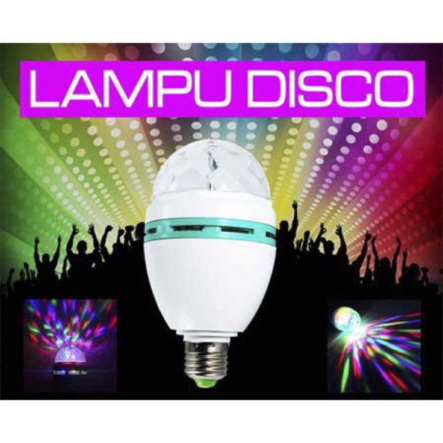 Jual Lampu Disco LED Full Color Rotating Lamp Party Light LED LED Mini ...