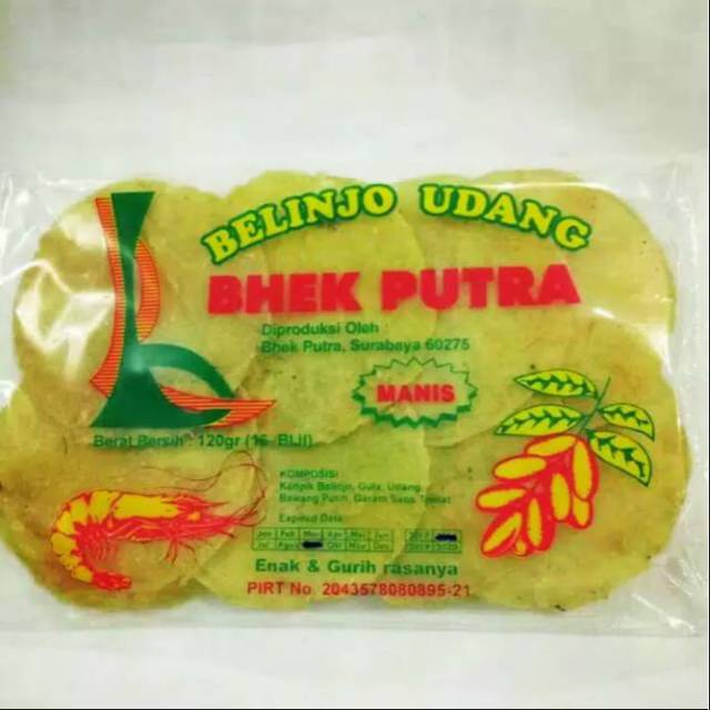 Jual Blinjo Udang Manis mentah Bhek Putra | Shopee Indonesia