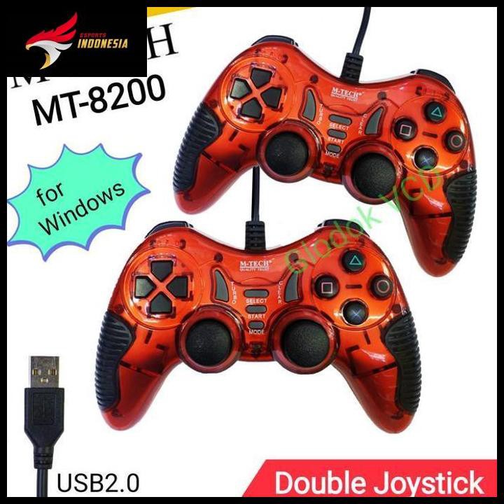 Jual M-Tech Gamepad Double MT-8200 / Joystick Stik Computer PC Laptop ...