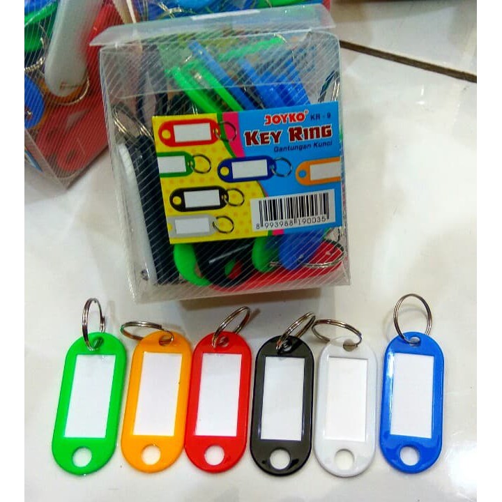 Jual Gantungan Kunci Loker Label Nama - Key Ring JOYKO KR-9 - Satuan ...