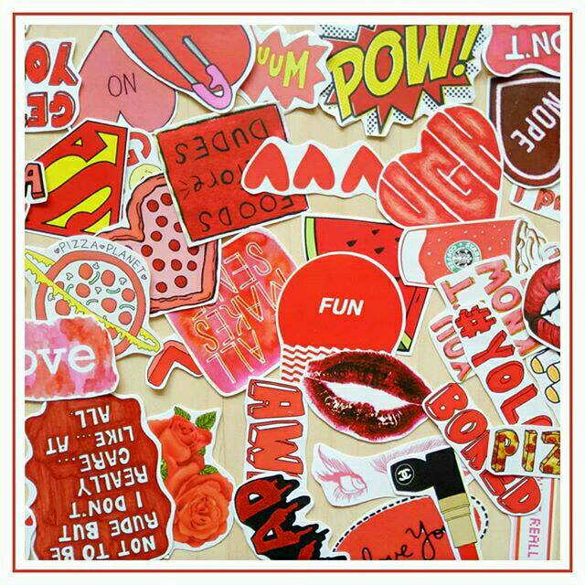 Jual STIKER TUMBLR MERAH (RED) | Shopee Indonesia