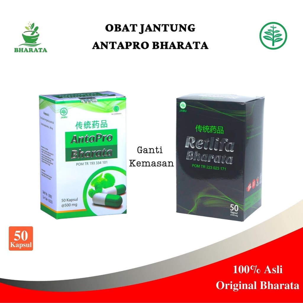 Jual ANTAPRO BHARATA DAN RETLIFA BHARATA - OBAT JANTUNG KORONER - OBAT ...