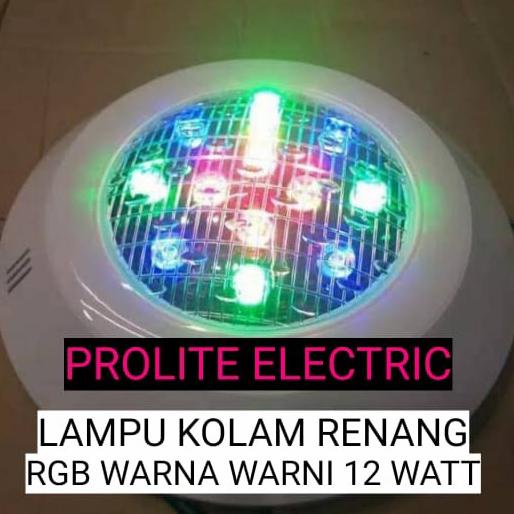 Jual Lampu Kolam Renang Rgb 12 Watt / Underwater Led Rgb 12 Watt ...