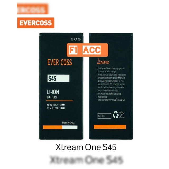 Jual Baterai Batre Battery Evercoss S45 Face Unlock 4G Lte Xtream One ...