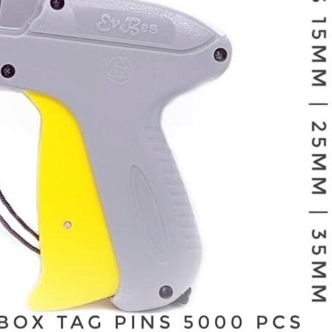 Jual PROMO TAG GUN EVBES ALAT TEMBAKAN LABEL + 1 BOX 5000 PCS TAG PINS ...